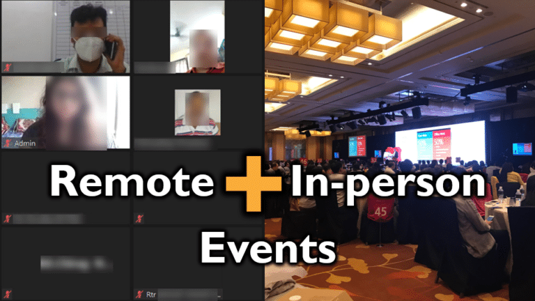 How To Conduct Simultaneous Remote and In-Person Events?